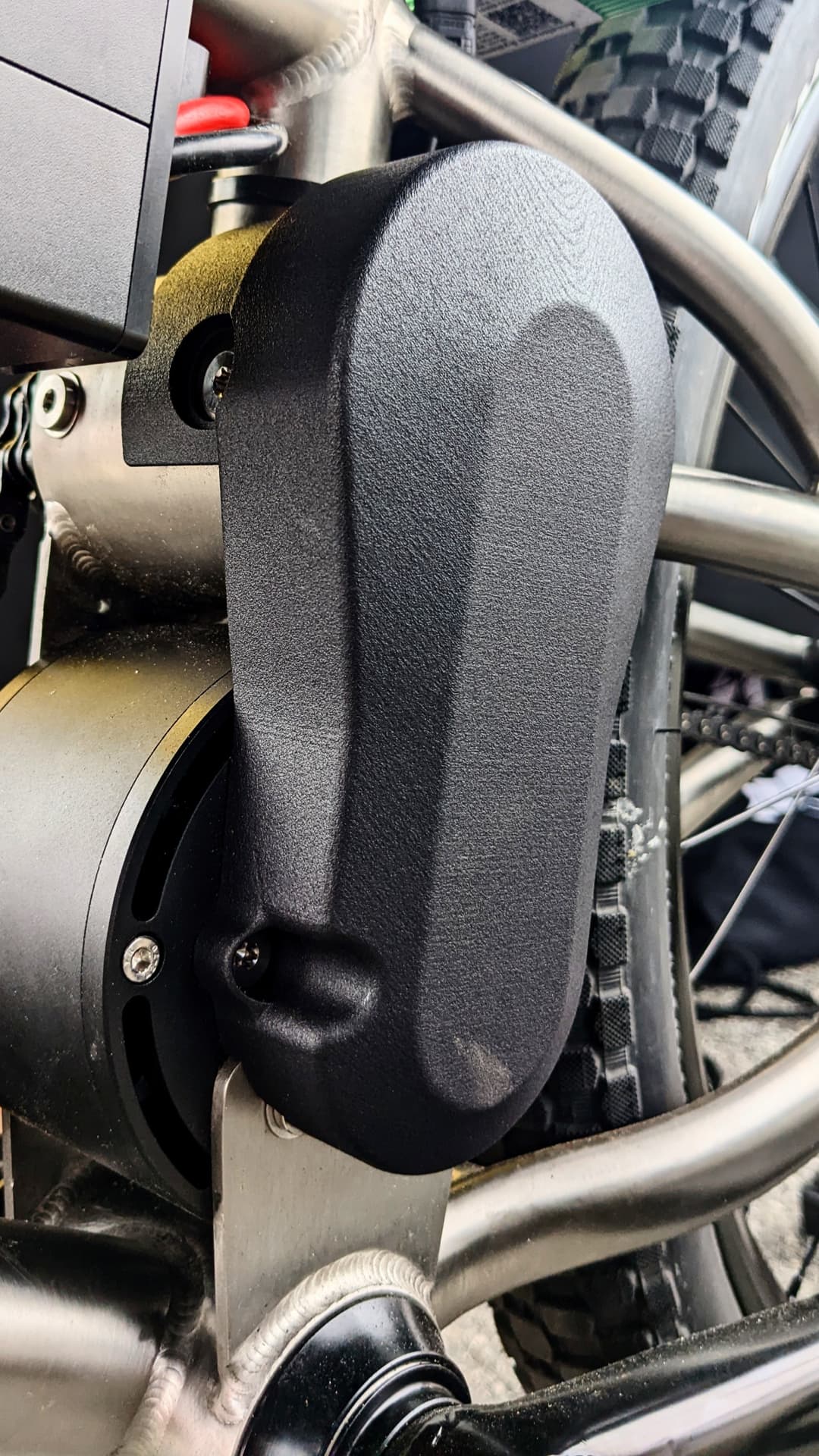 Pulley cover (3d printed) – Chimera BMX